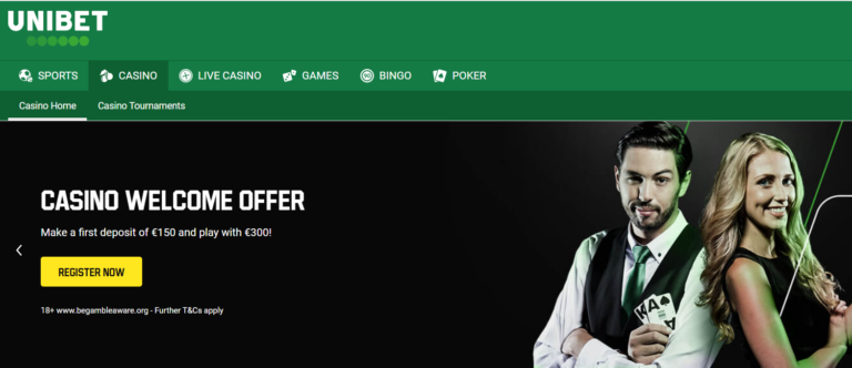 Unibet | 100% up to €200 in January 2025 | EkstraPoint